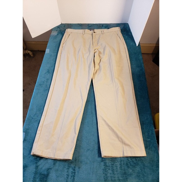 George | Pants | George Pants Mens Beige Dress Sz 36x3 Chino Khaki ...